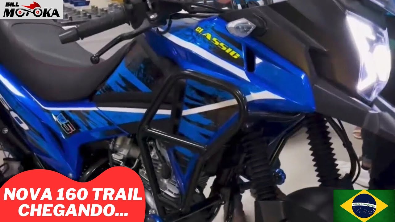 Sobre nova TRAIL 160 chegando no Brasil, veja imagens reais dela e o ...