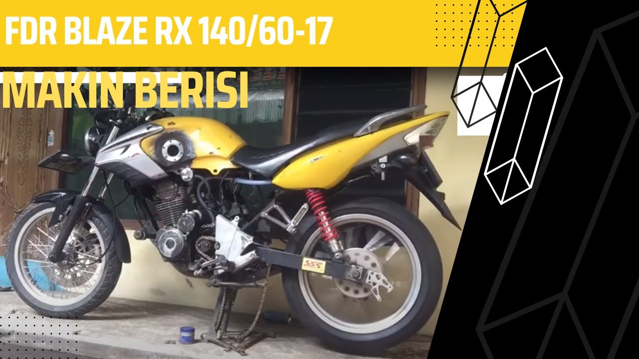 PASANG BAN @fdrtire 140/60-17 FDR BLAZE RX DIVELG 3.50"-17, GANTENG ...