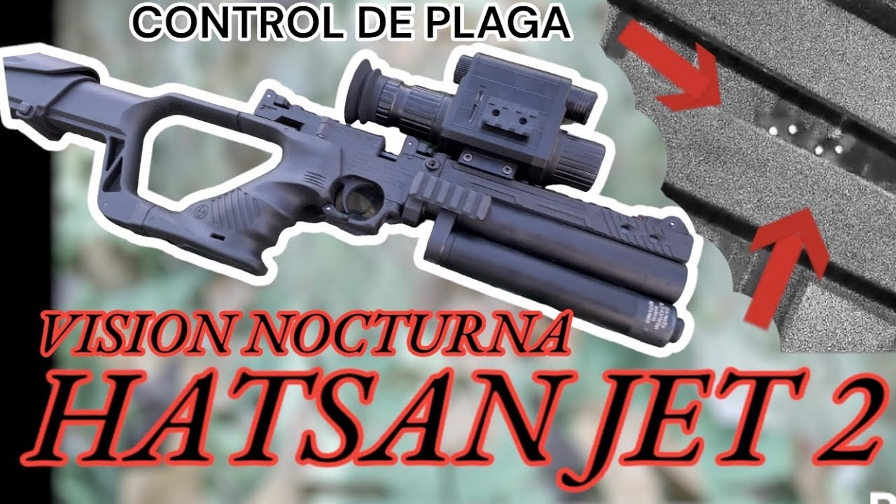 CAZANDO RATAS DE NOCHE 🤣 / ASI SE SE DESEMPEÑA LA PISTOLA PCP HATSAN ...