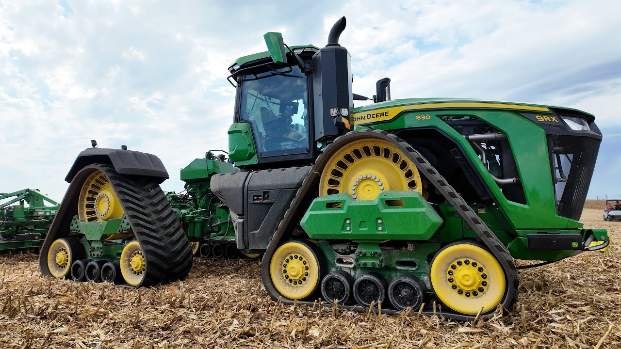 John Deere 9RX 830 field demo with JD 2730 Combination Ripper at Farm ...