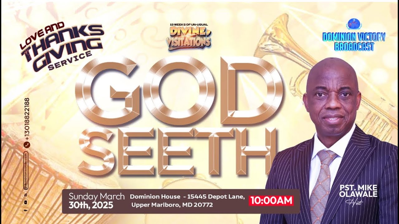 DVB - Love & Thanksgiving Service - GOD SEETH - YouTube