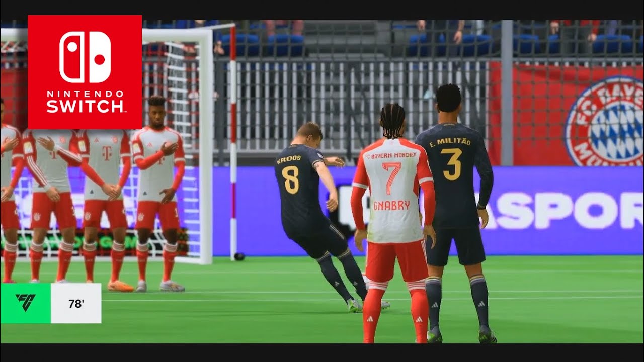 EA Sports FC 24 FC Bayern - Real Madrid - Nintendo Switch Gameplay ...
