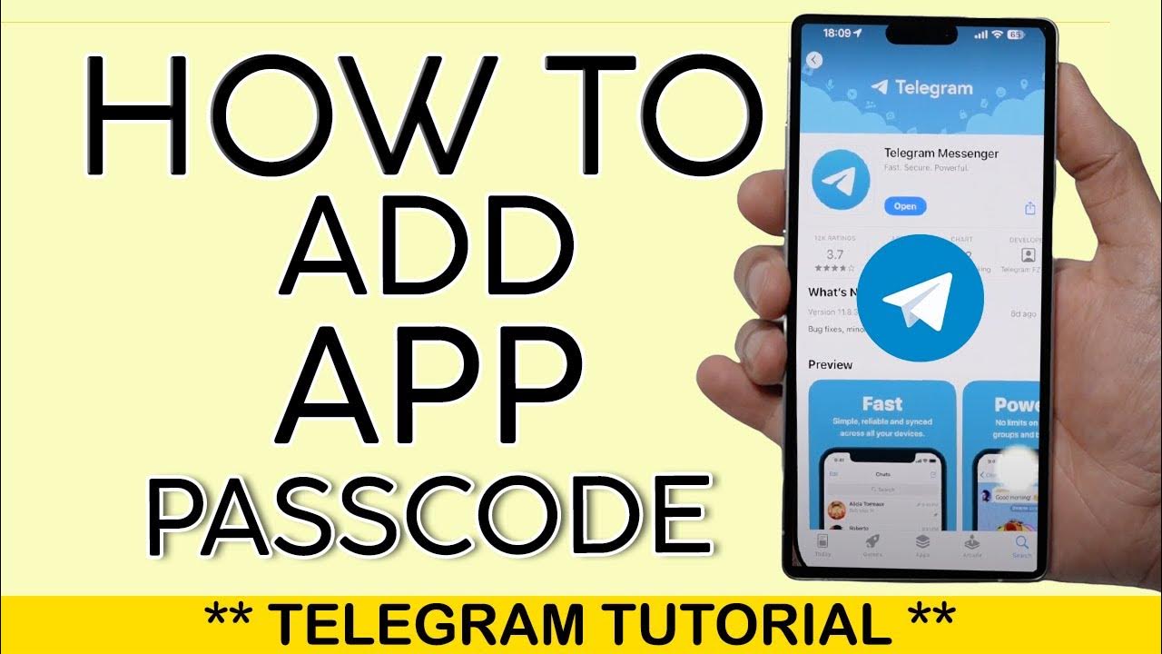 Telegram Passcode Lock | How to Add Passcode to Your Telegram App 2025 - YouTube