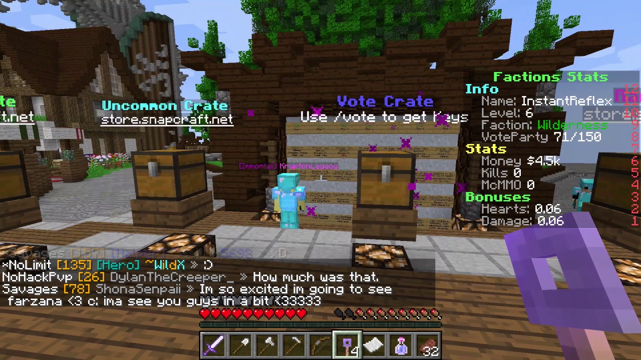 Minecraft Snapcraft Vote Crate Opening!! - YouTube