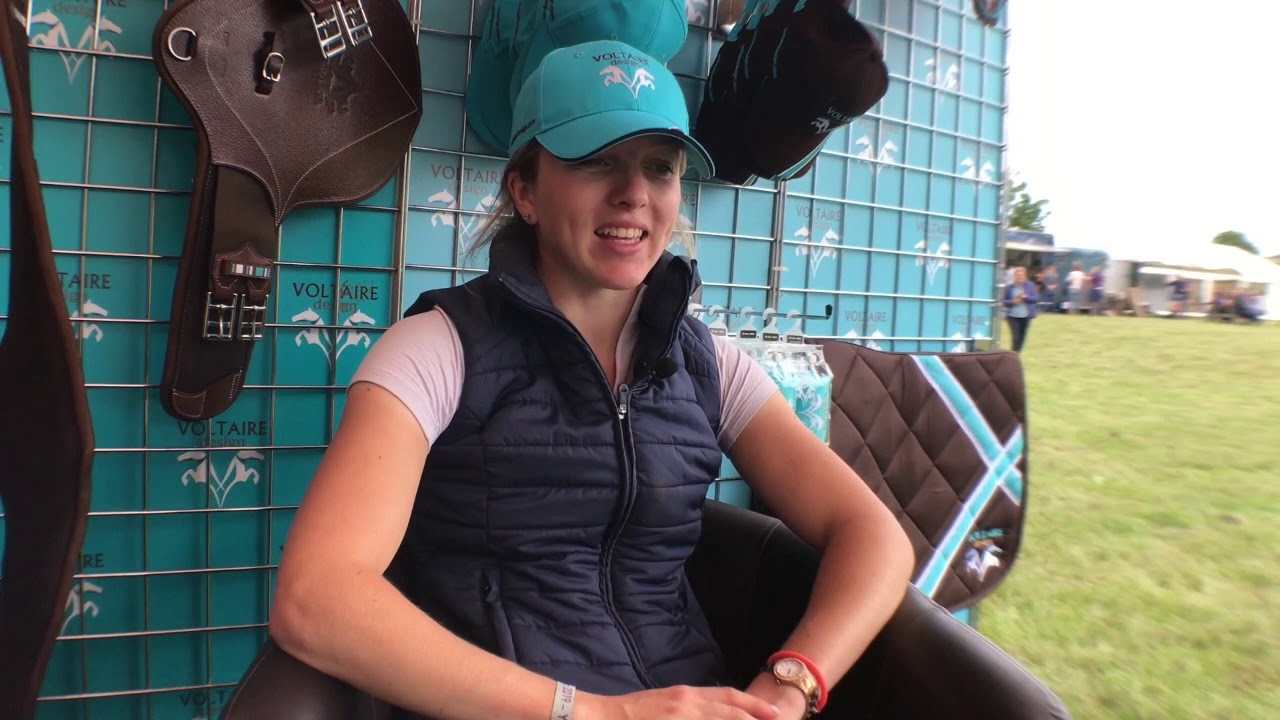 How has Voltaire Design helped event rider Felicity Collins - YouTube