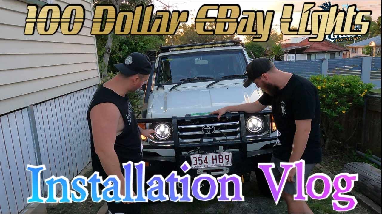 100 Dollar Ebay lights. What's your thoughts? 75 Series Landcruiser Mod ...