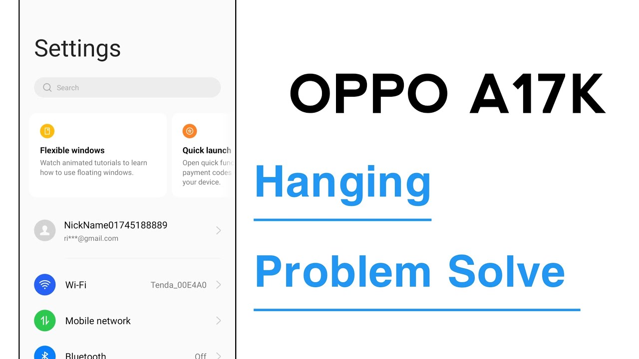 OPPO A17K Hanging Problem Solve - YouTube