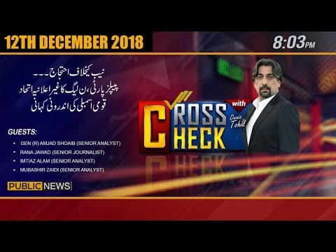 Cross Check with Owais Tohid | 12 December 2018 | Public News
