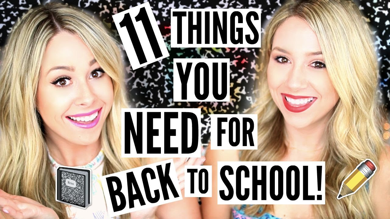 11 Things YOU Need for Back to School! - YouTube