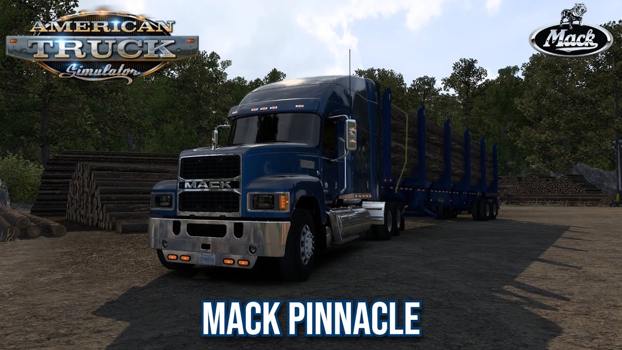 American Truck Simulator : Mack Pinnacle - YouTube