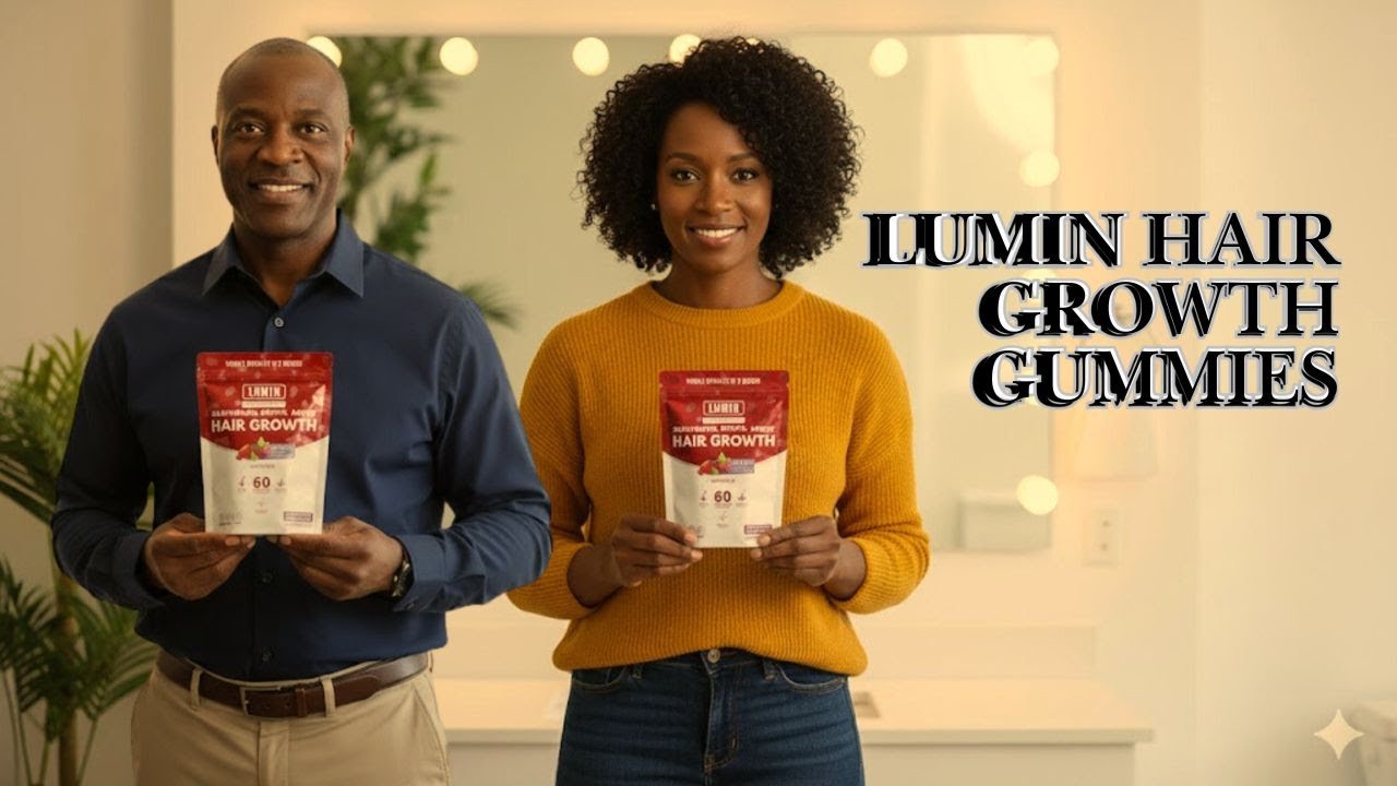 Lumin Hair Growth Gummies for Black Women and Men - YouTube