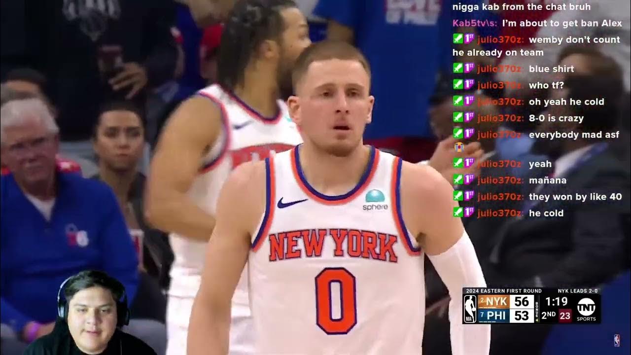 Reacting to #2 KNICKS at #7 76ERS | FULL GAME 3 HIGHLIGHTS - YouTube