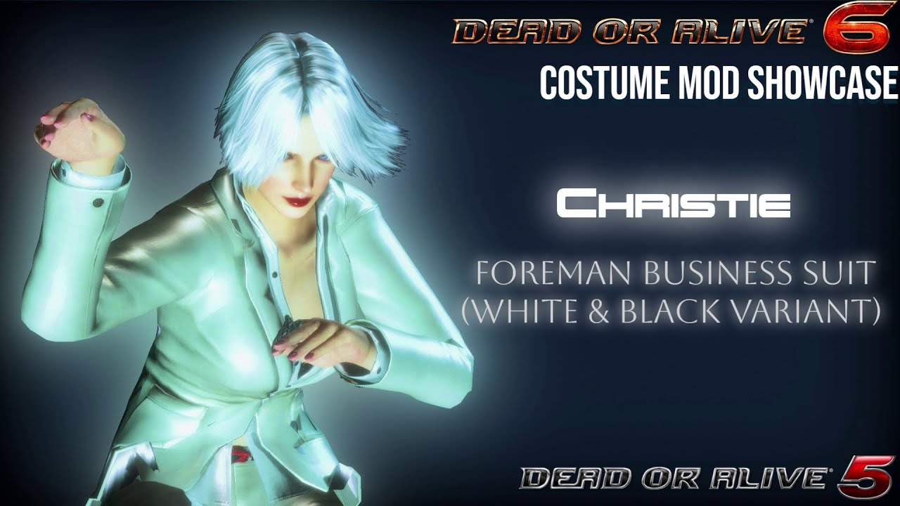 [DOA6] Costume Mod Showcase: Christie - Foreman Business Suit (DOA5 ...