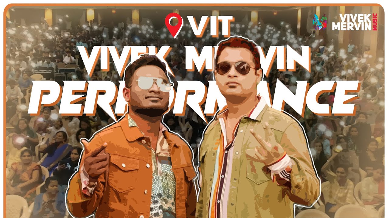 Vivek Mervin Performing at Vellore Institute of Technology | Vivek ...