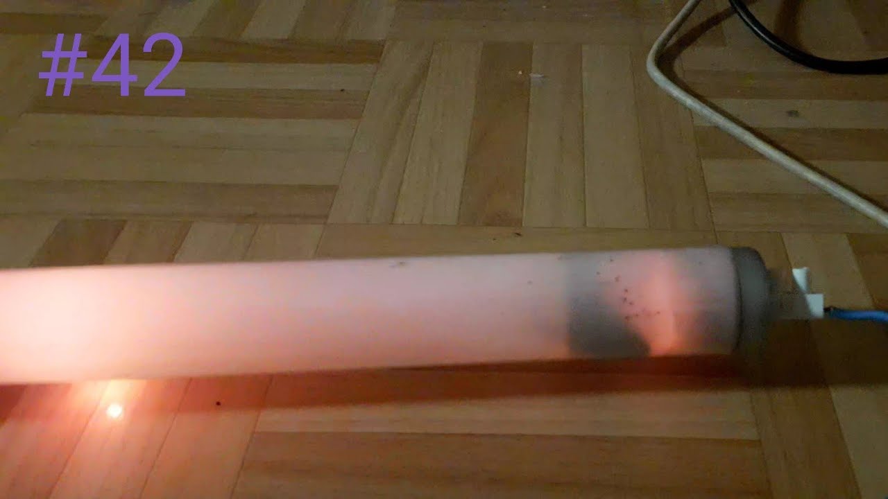 Fluorescent tube burnout #42: OSRAM 40W/20 Cool White T12 - YouTube