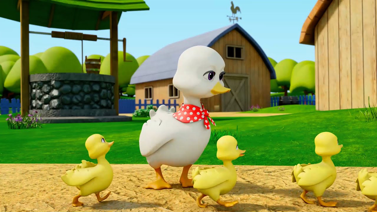 Five Little Ducks - Kids Songs - YouTube