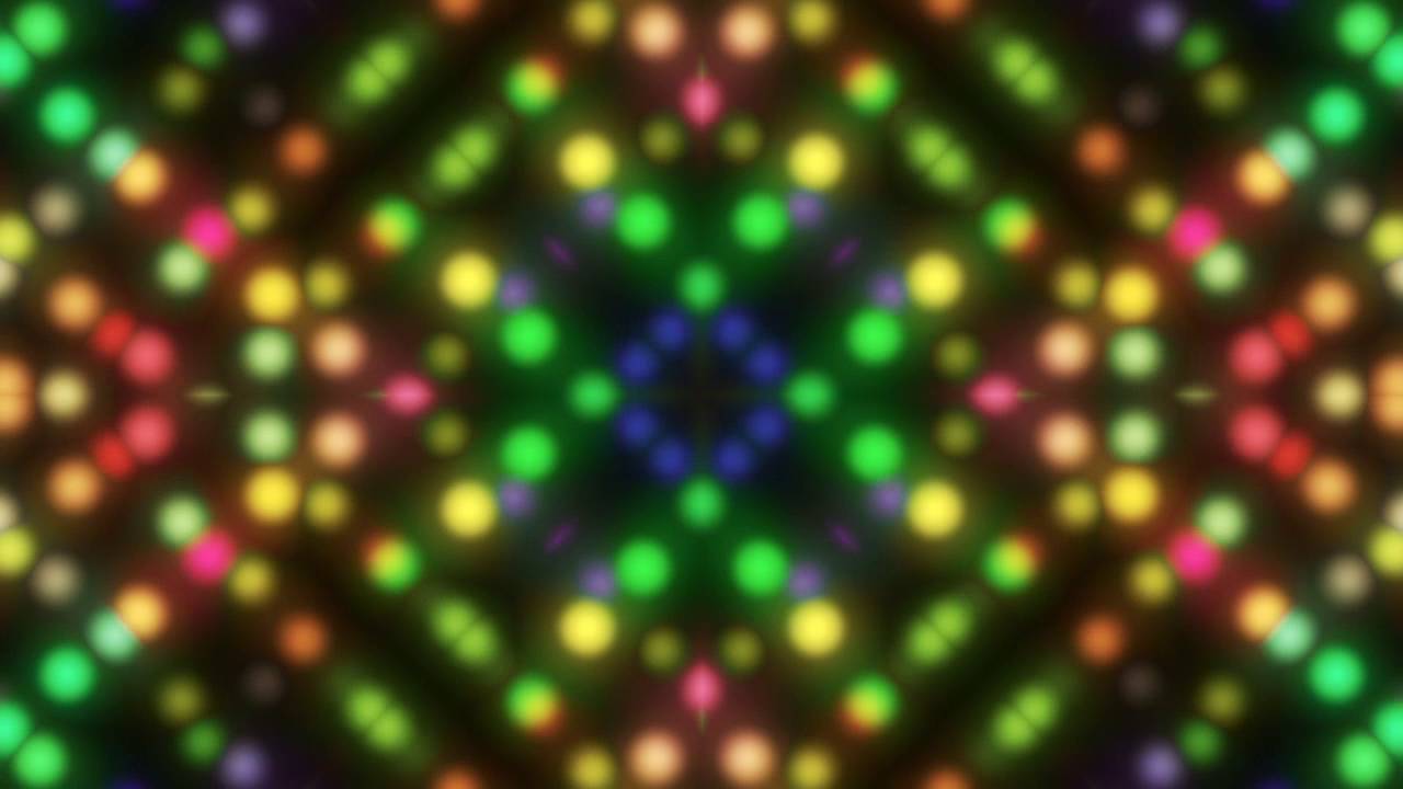 Club Visuals 707 - Led Dots Disco Animation - YouTube