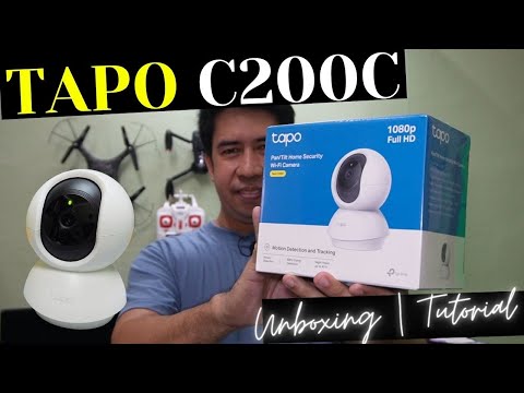 TAPO C200C  INDOOR CAMERA  Unboxing | Tutorial ( Filipino/Tagalog )