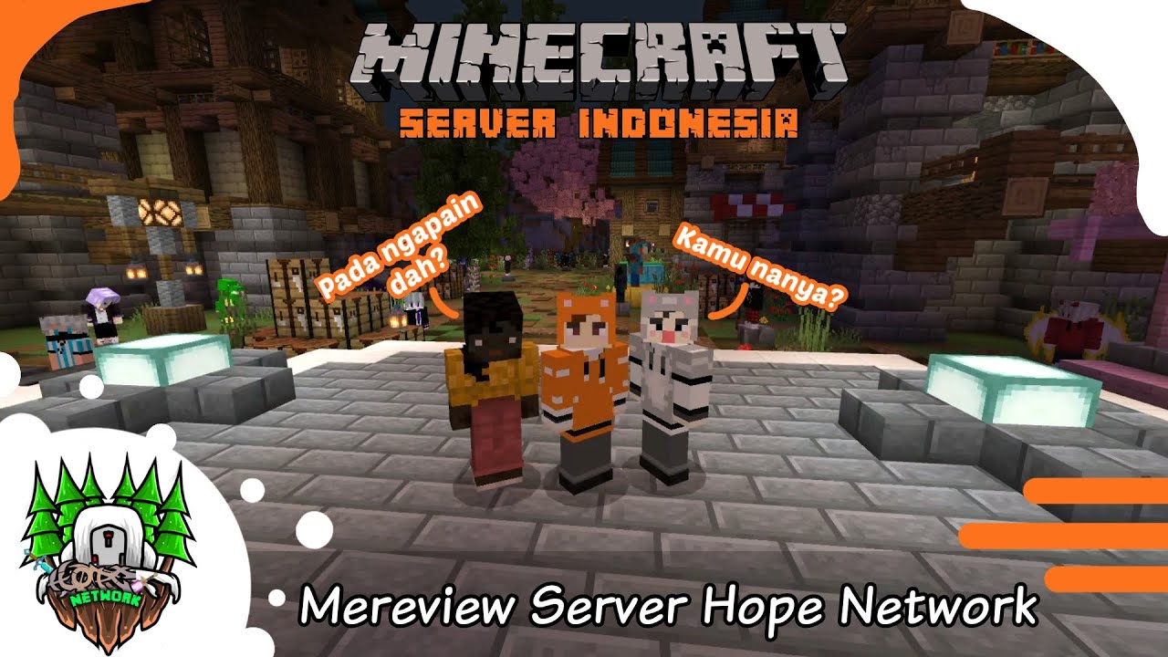 Mereview Server Minecraft Bedrock Indonesia [Hope Network] - Minecraft Indonesia - YouTube