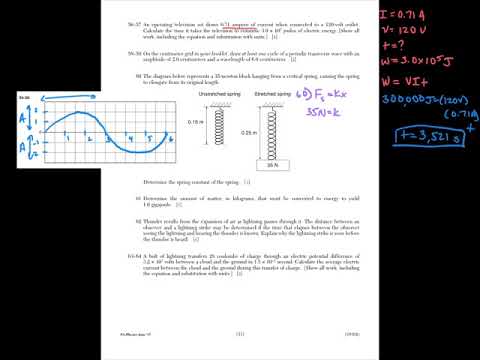 2017 Physics Regents Part B-2 - YouTube