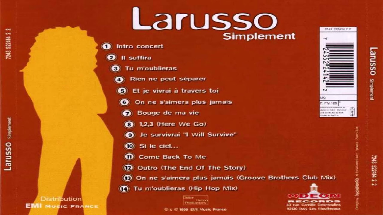 album larusso - YouTube