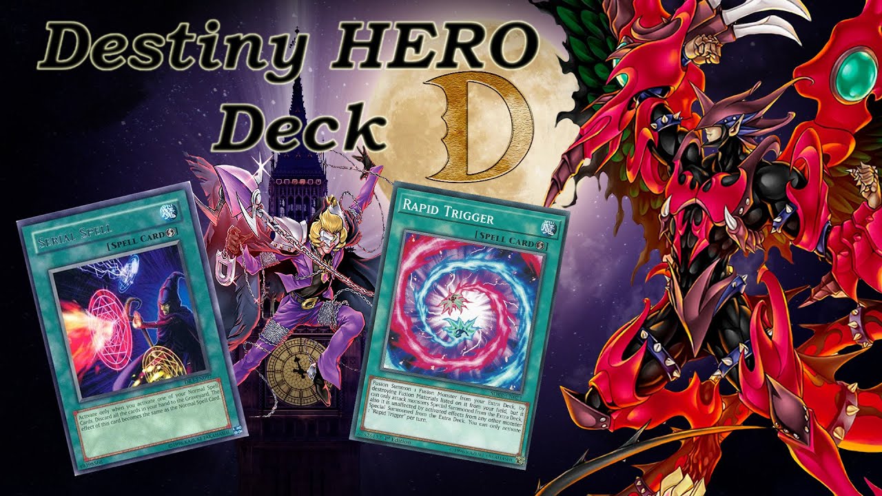 YGOPRO - Destiny HERO (New 2021 Support) With Rapid Trigger & Serial ...