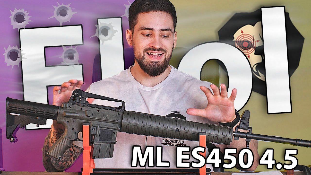 Ekol ML ES450 4.5 мм (3 Дж, M16, Хаки) видео обзор - YouTube