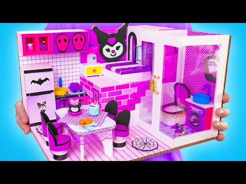 Pappkarton-Mansion DIY mit Sam und Sue