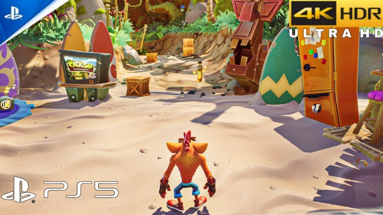 (PS5) Crash Bandicoot 4: It's About Time | ULTRA High Graphics Gameplay ...