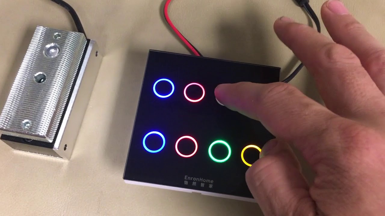 Escape Room Prop LED Touch panel light up prop - Thrill Builders - YouTube