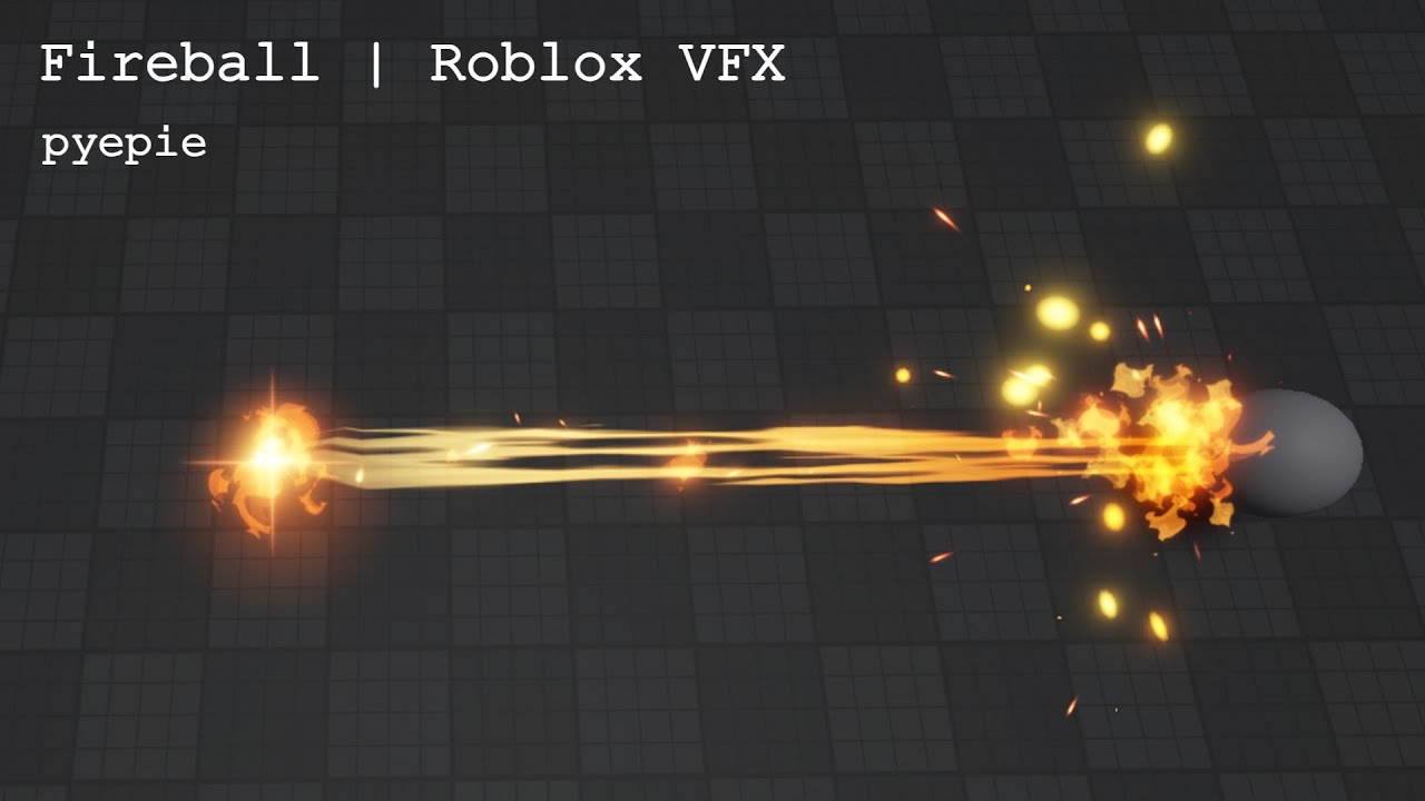 Fireball | Roblox VFX - YouTube