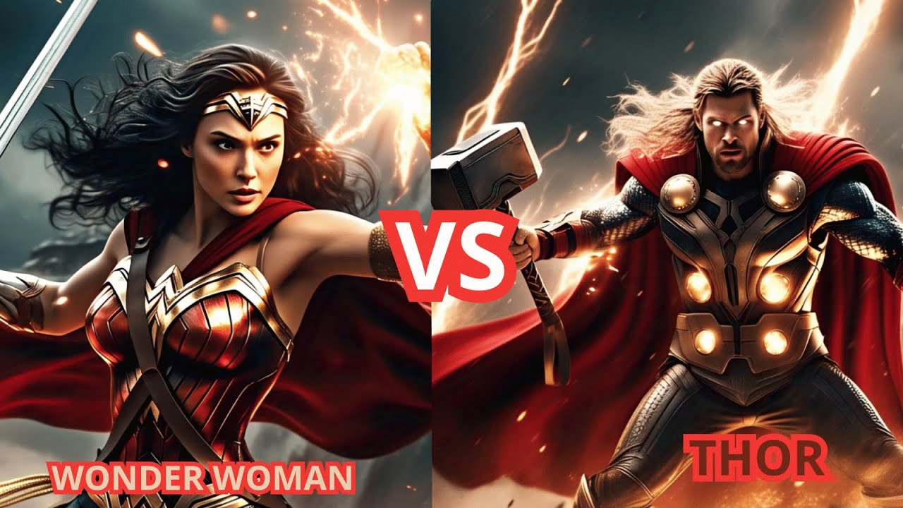 Thor vs Wonder Woman: The Ultimate Battle of Gods | Who Will Reign ...