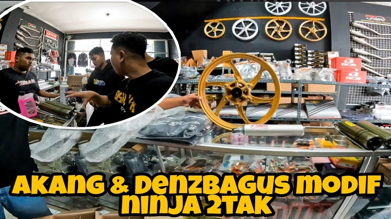 BELI PART MODIF VELG BUAT NINJA RR - YouTube