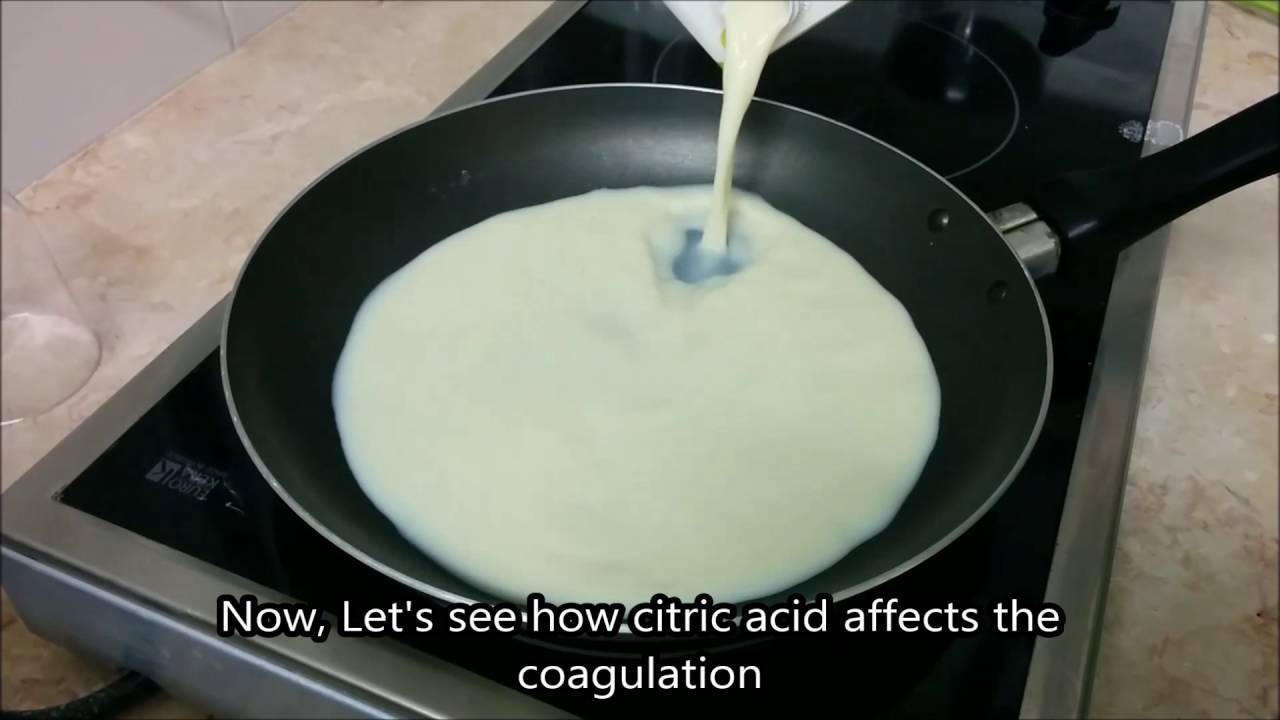 Soy milk coagulation - YouTube