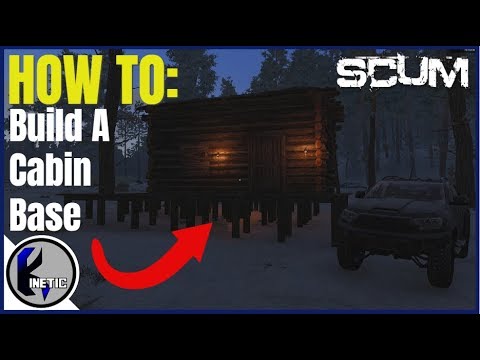 SCUM How to Build a Wood Cabin Base | GUIDE [Update 0.2.39] - YouTube