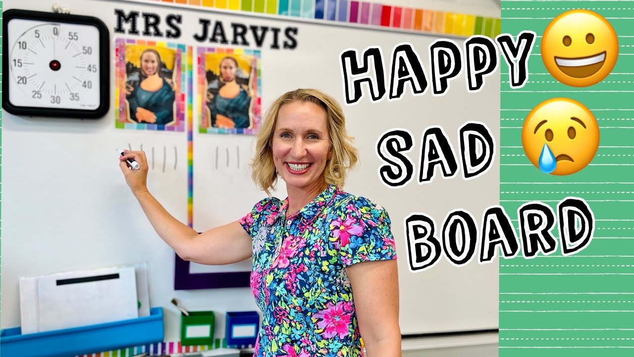 Managing Whole Class Behavior with a Happy/Sad Board -Elementary Art ...