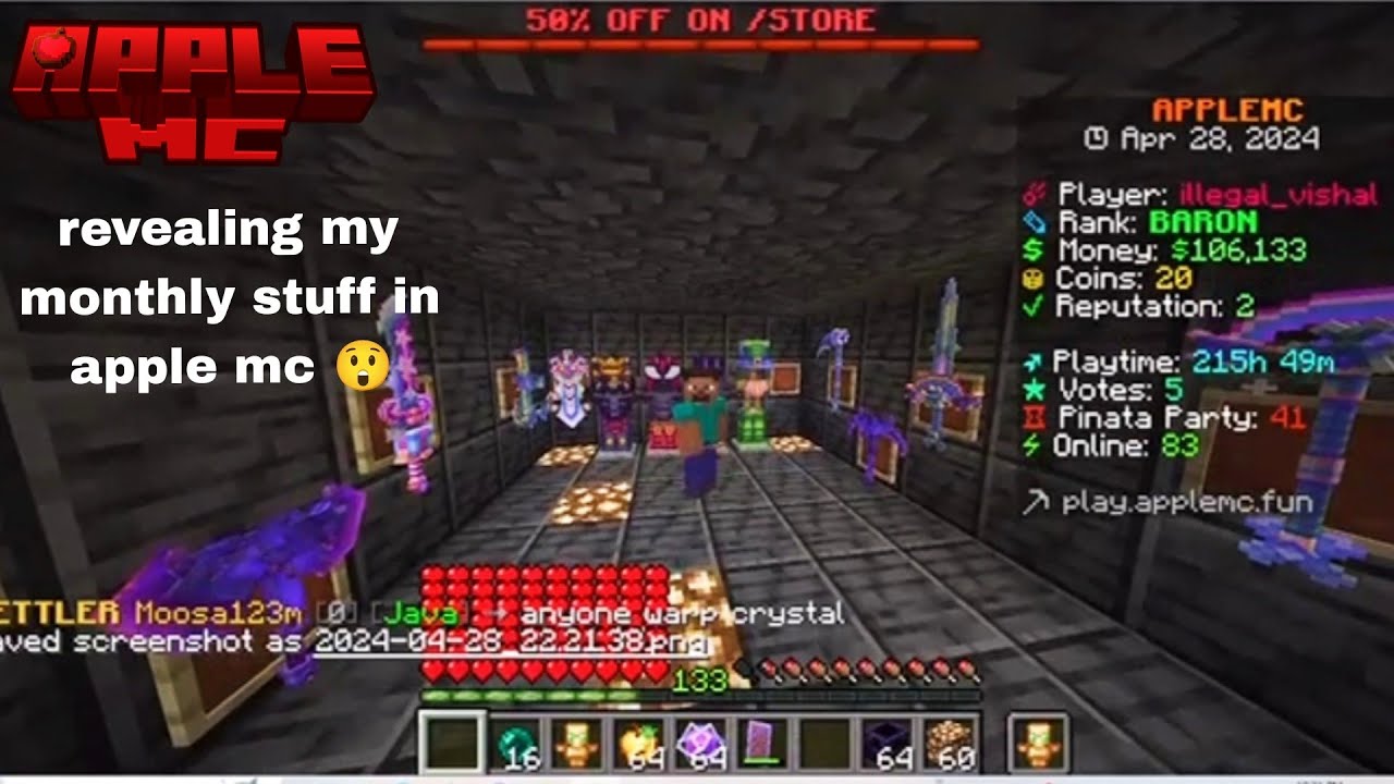 revealing my monthly stuffs in apple mc orange realm 🍊 - YouTube