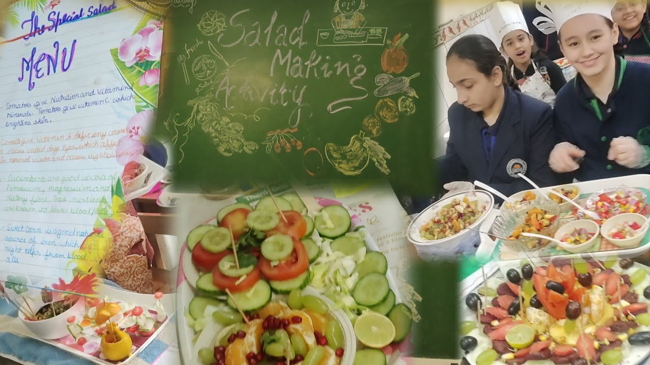 Salad Making Activity//Fruit salad making by the students of Class V ...