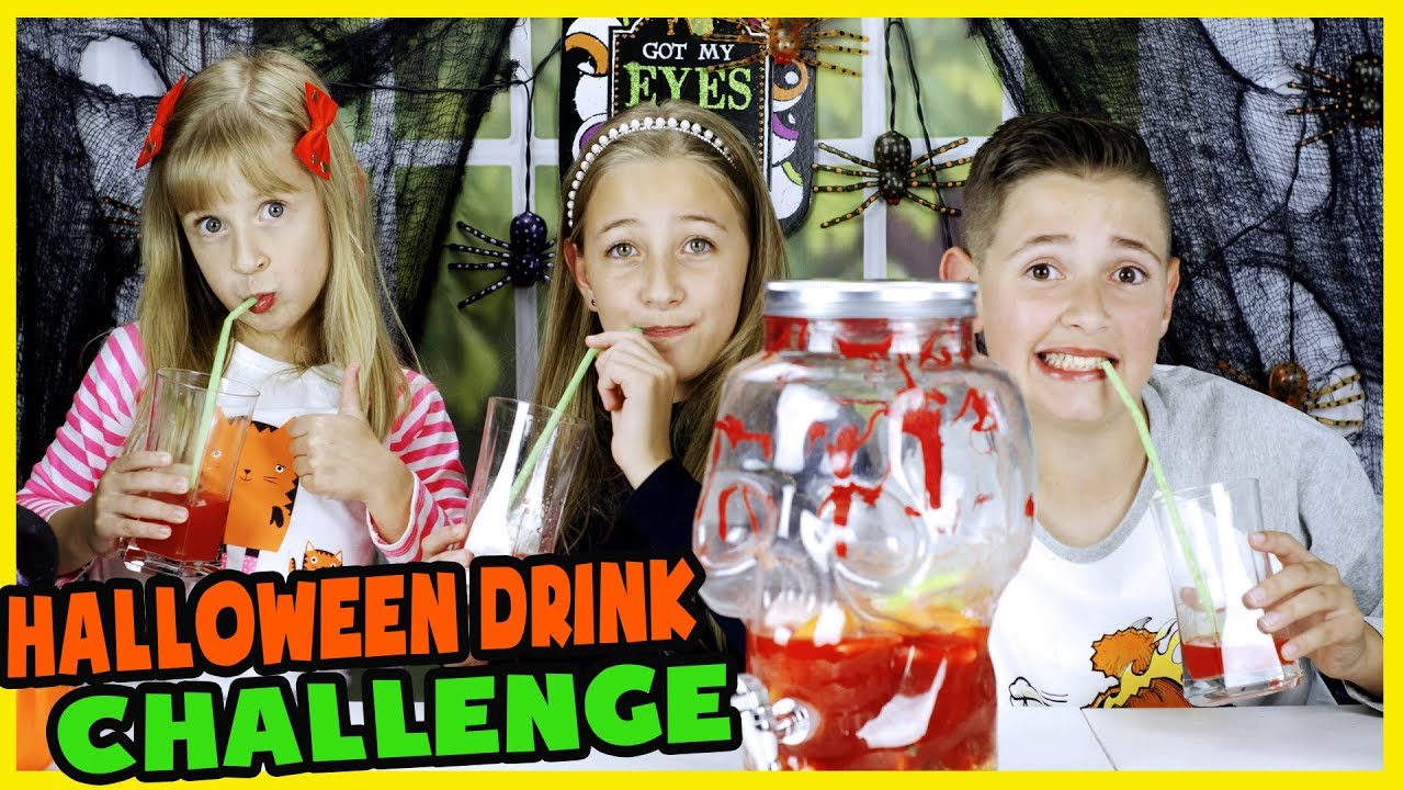 SPOOKY HALLOWEEN DRINK CHALLENGE! - YouTube