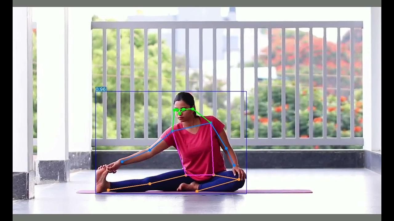 Yoga pose estimation with Yolov7 - YouTube