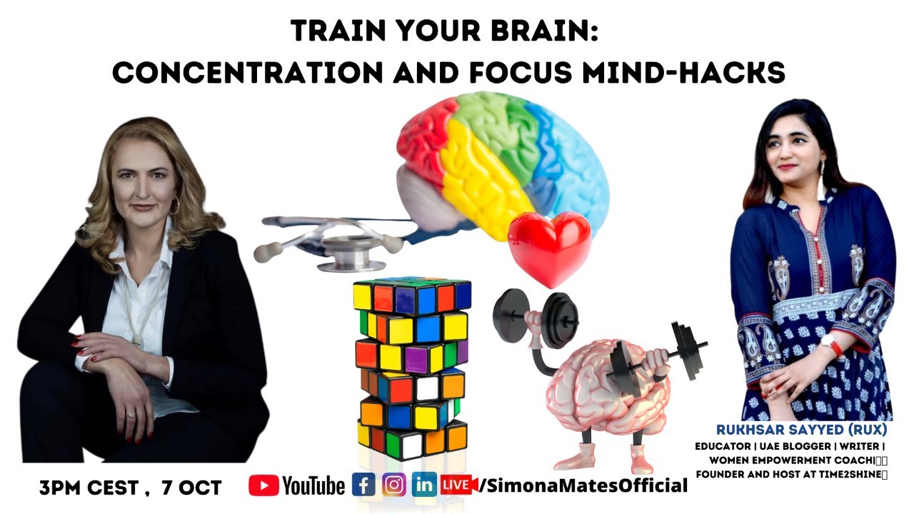 TRAIN YOUR BRAIN: CONCENTRATION AND FOCUS MIND-HACKS - YouTube