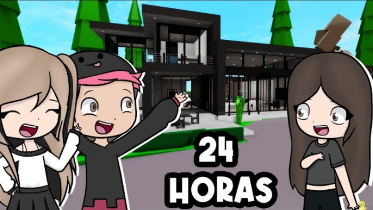 pasando 24 horas de un solo color en roblox⬛ |roblox @Lyna - YouTube
