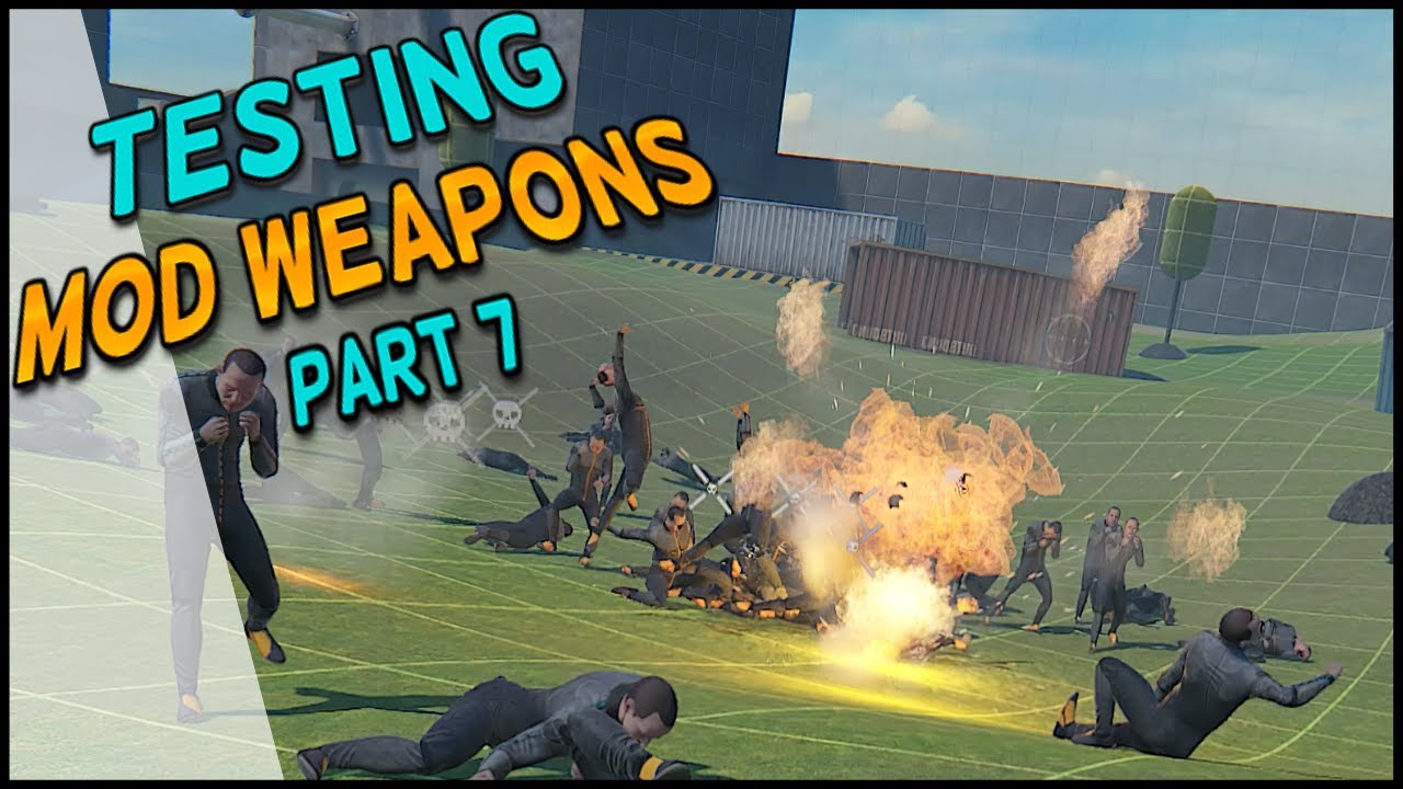 Bonelab - Testing Mod Weapons - Part 7 + Explosive Carnage - YouTube
