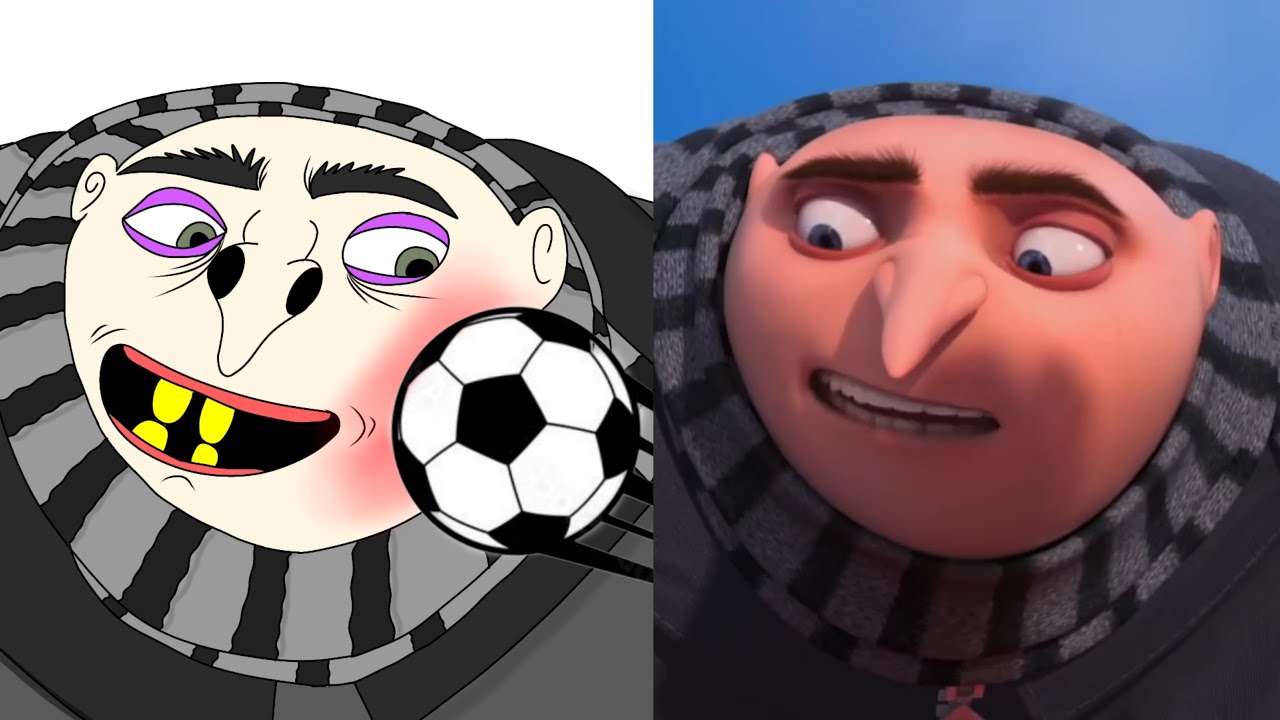 Despicable Me 2 Fighting The Evil Minions Funny Drawing Meme Video 🤣 😂 ...