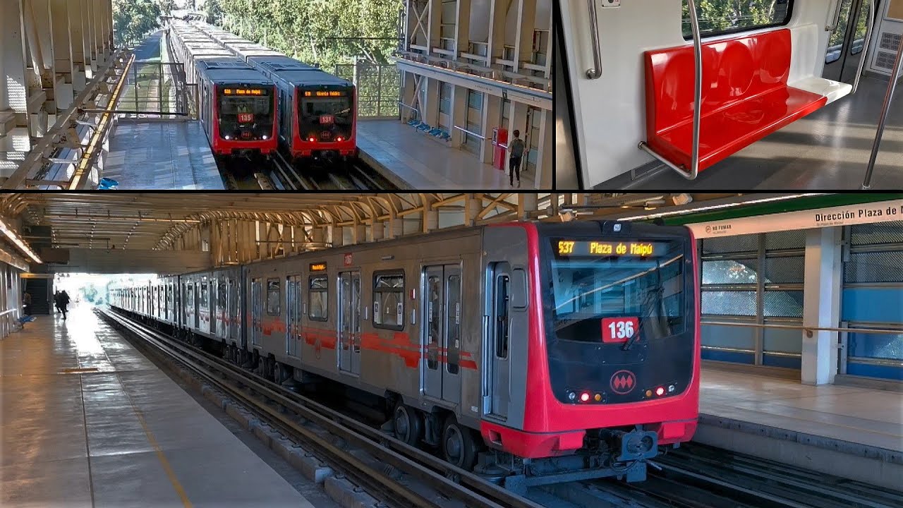 Metro de Santiago - Nuevos trenes ALSTOM NS-16 en sus primeros días de ...