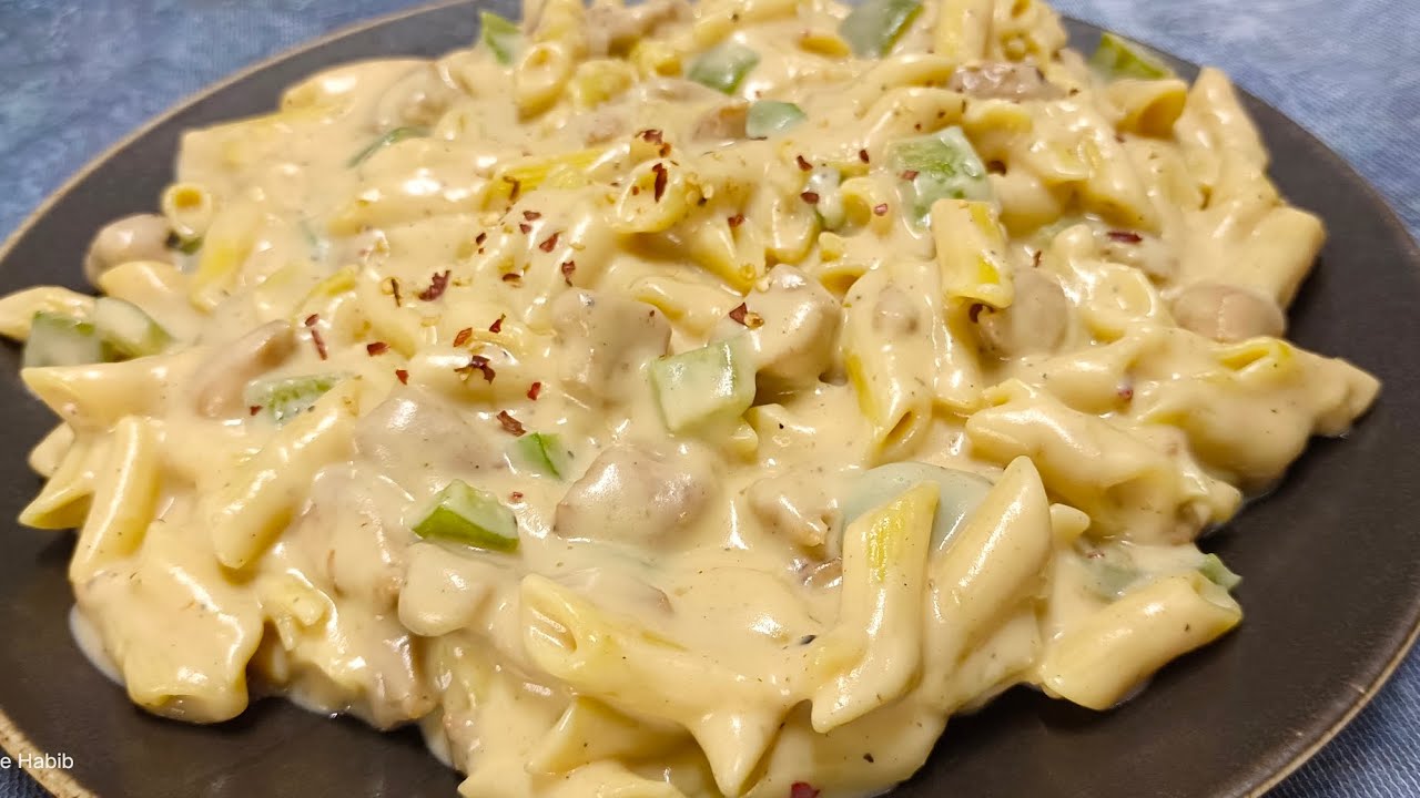Chicken White Sauce Pasta Recipe | Delicious Pasta Make Everyone ...