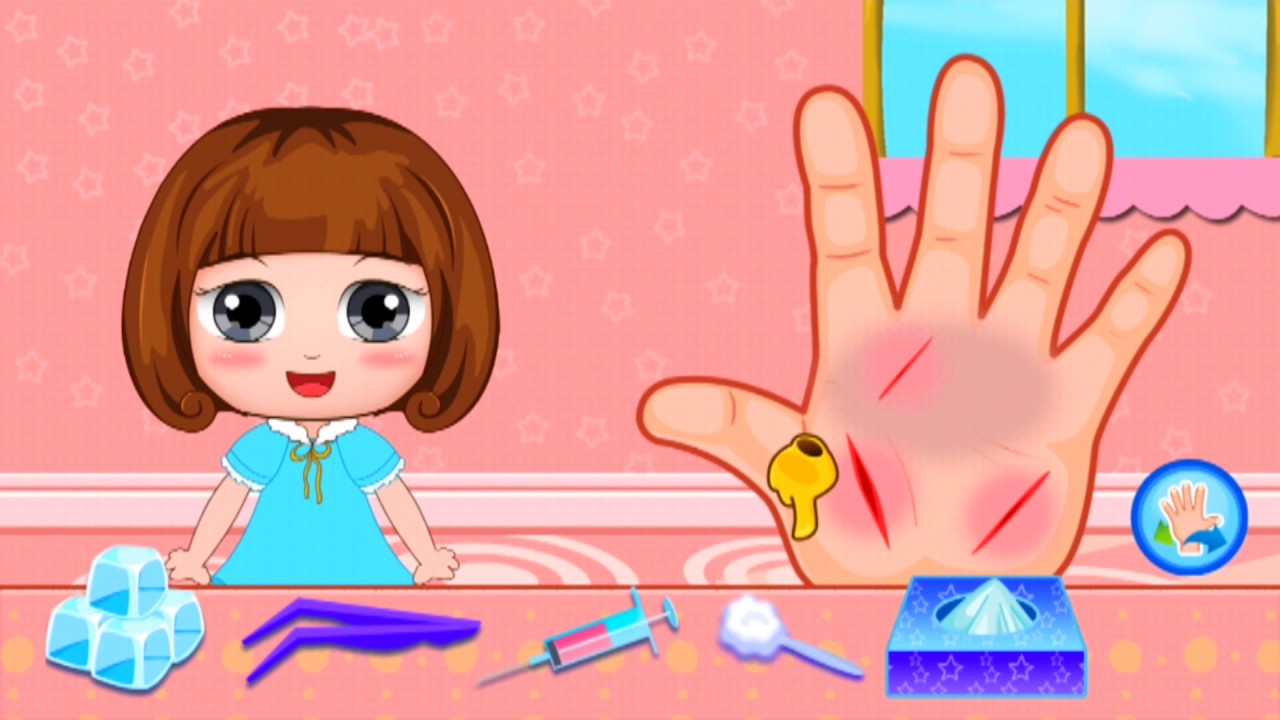 DORA Belle baby hand care girl game Dora the explorer Dora exploradora ...