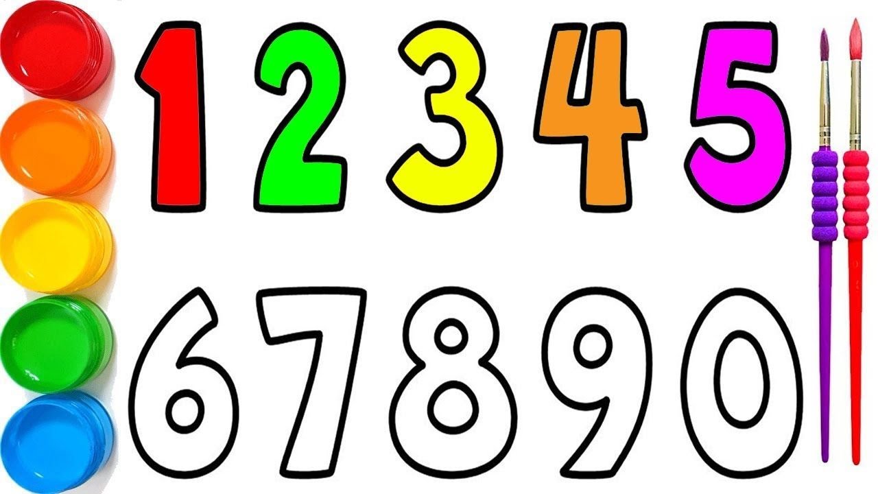 ABC for KIDS | Learn Numbers From 1 To 10 | 1234 Numbers | 12345 ...