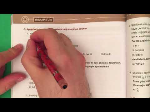 7-Modern Fizik MEB Değerlendirme Soruları