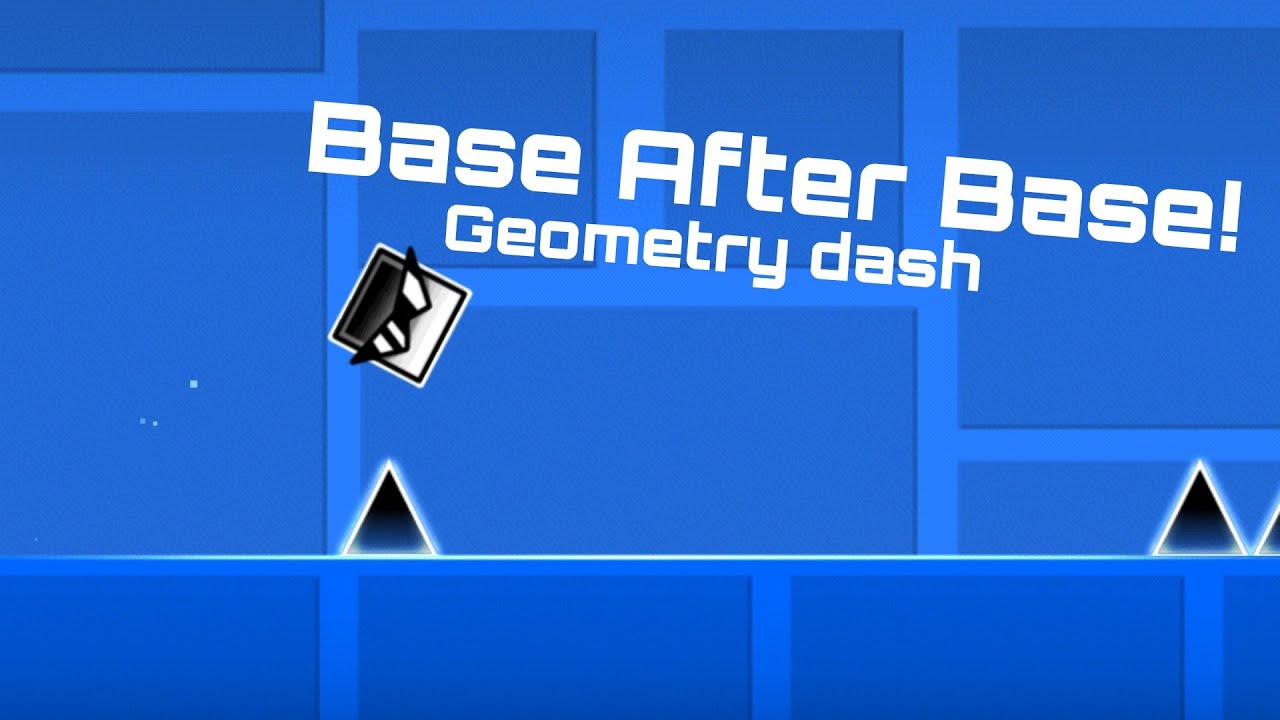 juego el quinto nivel de Geometry dash!|Base After Base - YouTube